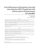 Cost-effectiveness of Respiratory Syncytial Virus Infection (RSV ...